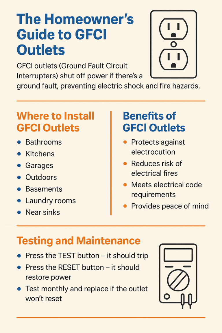 GFCI Outlets: Where to Install, Why They Matter, and How to Maintain Them